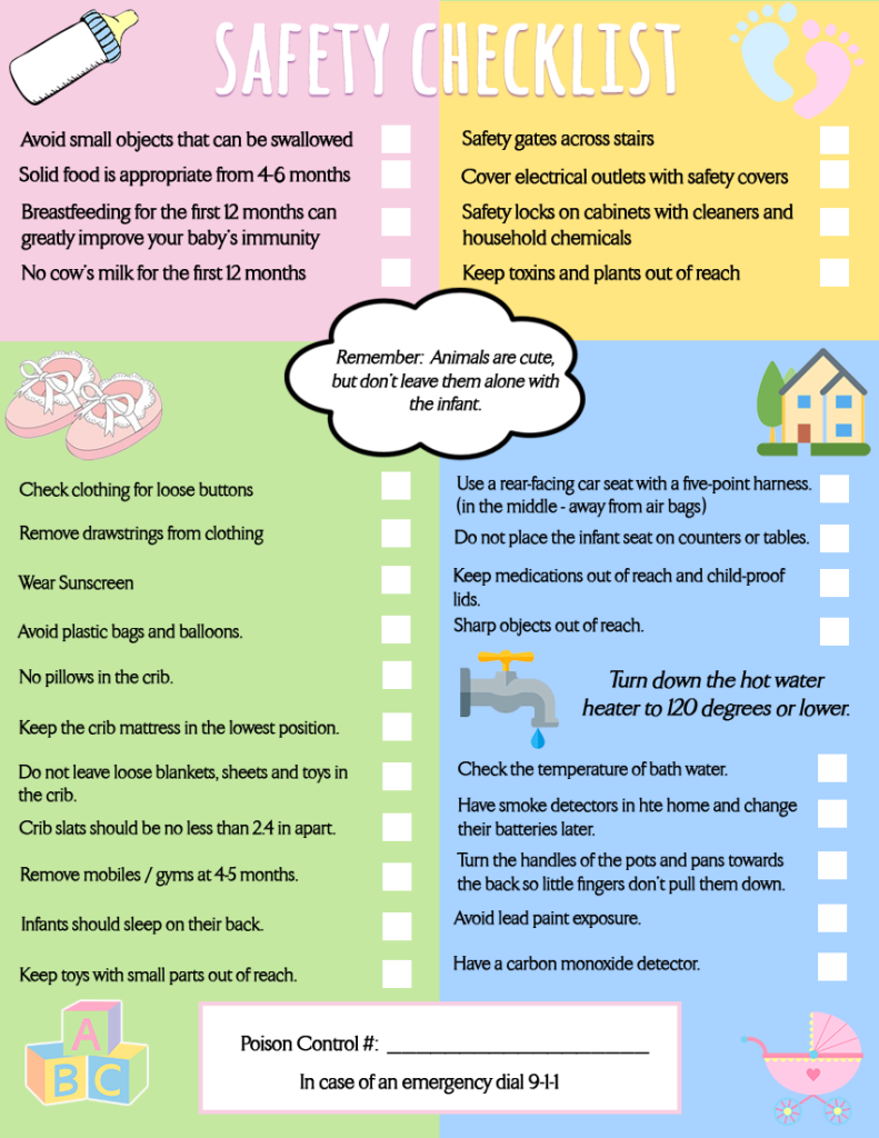 Infant Safety Checklist Free Printable Pregnant Pauses Infant Safety Checklist Free Printable Pregnant Pauses
